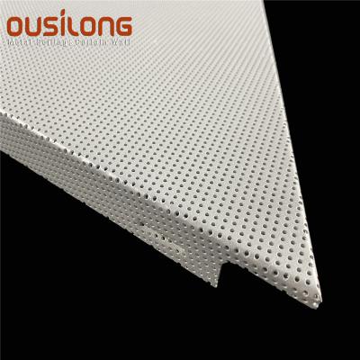 China Perforated Square Suspended Interior Metal Ceiling for sale