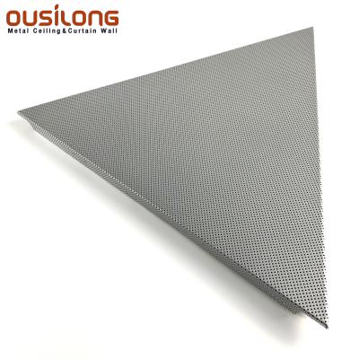 China Perforated Metal Aluminum Tiles For Hanging Suspended System Ceiling for sale