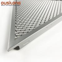 China Plain Plate 1.2mm T Bar Suspended Acoustical Ceiling for sale
