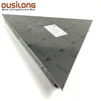 China PVDF Coating 1.2mm Trim In Silver Office Ceiling Tiles for sale