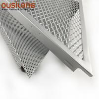 China PVDF Coating 1.2mm Trim In Silver Office Ceiling Tiles for sale