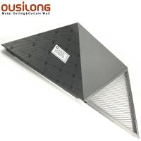 China Expose Metal Mesh Aluminum Open Cell Clip In Ceiling for sale