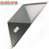 China Expose Metal Mesh Aluminum Open Cell Clip In Ceiling for sale