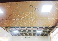 China Clathrate Texture Artistic Ceiling Tiles , New Style Luxury Clip in Panel for sale