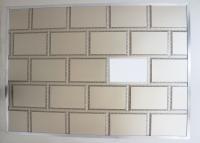 China Convex Surface 300 x 450 mm Artistic Ceiling Tiles for Basement , SONCAP for sale