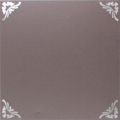 China Carved Drop Ceiling Tiles , Basement Decorative Suspended Ceiling Panel for sale
