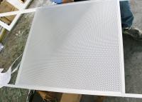 China Perforated Lay on Suspended Metal Ceiling with White Tee Bar Installation for sale
