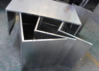 China Cut to Size architectural metal wall panels with Concealed Galvanized Mild Steel Suspension System for sale