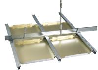 China Roller Coating Aluminum Clip In Ceiling for House Basement Decoration for sale
