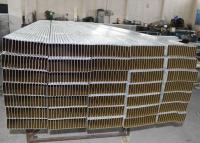 China Silver Grey PVDF Painting U84R Aluminum Sun Shade System , Sun Blocking Metal Louver for sale