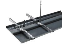 China Simple and Structured Aluminium Strip Linear Ceiling , Corrosion and Abrasion Resistance for sale