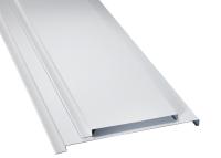 China Interior Aluminium Strip Suspended Closed Ceiling Tiles for Tailor Made Metro Station Ceiling for sale