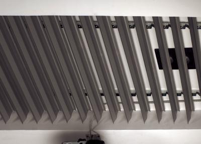 China Environmentally Friendly Powder Coating Linear Metal Ceiling , Pure White 9010 for sale