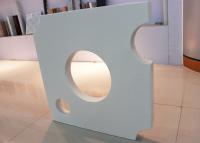 China Double Side Aluminum Partition Wall Panels , Structured Decorative Metal Wall Tiles for sale