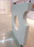 China Double Side Aluminum Partition Wall Panels , Structured Decorative Metal Wall Tiles for sale