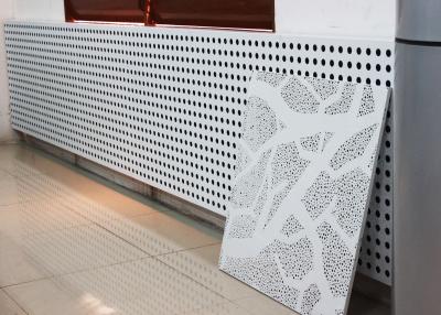 China High strength Perforated Aluminum Wall Panels with Accoustical Backing for sale