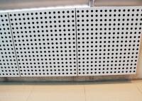 China High strength Perforated Aluminum Wall Panels with Accoustical Backing for sale