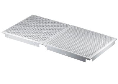 China Corrosion / Abrasion Resistance Perforated Metal Ceiling with Sound Absorbing Inlays for sale