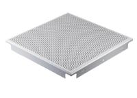 China Metallic Finishes Acoustic Ceiling Tiles with Accoustical Rockwool Backing for sale