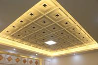 China Fireproof Aluminum Artistic Ceiling Tiles 450mm x 450mm For Residential for sale