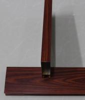 China Elegant Good Effect Aluminum Baffle Ceiling / Wood Ceiling Panels for sale