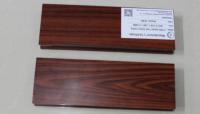 China Elegant Good Effect Aluminum Baffle Ceiling / Wood Ceiling Panels for sale