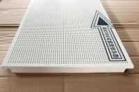 China Fireproof Acoustic False Ceiling White Perforated Aluminum SGS Test for sale