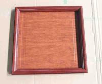 China Non-Flammable Artistic Ceiling Tiles Wood Grain Color Wooden Frame for sale