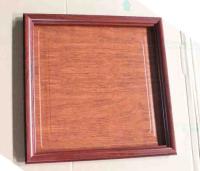 China Non-Flammable Artistic Ceiling Tiles Wood Grain Color Wooden Frame for sale