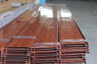 China Home Decoration Aluminum Strip Ceiling Wood Grain Color Fireproof for sale