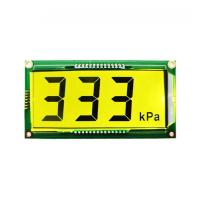China Custom Display Module 3 Digit Yellow Backlight Black Words with PCB for sale