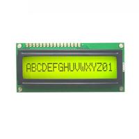 China Factory Price 1601 LCD Display Yellow-green and Blue 16x1 Lcd Display Module for sale