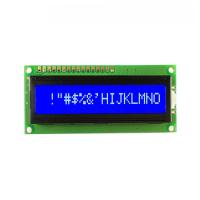 China Factory Price 1601 LCD Display Yellow-green and Blue 16x1 Lcd Display Module for sale