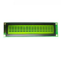 China Customized 1601 TFT LCD Display Module with 16x1 Green Character 16 Pin Access for sale