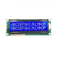 China 1602 16x2 Dot Matrix Large Character COB Module Blueness Yellow STN LCD LED Backlit Display 60 Viewing Angle 0-50C Operating for sale