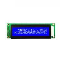 China Factory Wholesale AIP31066 Display 24x2 COB Character LCD Module 2402A STN Gray Screen with Blue Characters 3.3V Power Supply for sale