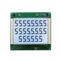 China Custom 7 Segment 22 Digit Big Lcd Screen Display TN Car Lcd Display for Fuel Dispenser for sale