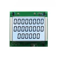 China Custom 7 Segment 22 Digit Big Lcd Screen Display TN Car Lcd Display for Fuel Dispenser for sale