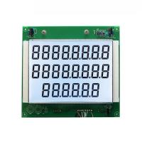China Custom 7 Segment 22 Digit Big Lcd Screen Display TN Car Lcd Display for Fuel Dispenser for sale