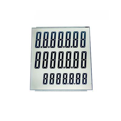 China Customized 21-Digit STN TN FSTN HTN 7 Segment LCD Display for Petrol Pumps Pin Connection LCD Petrol Pump Display for sale