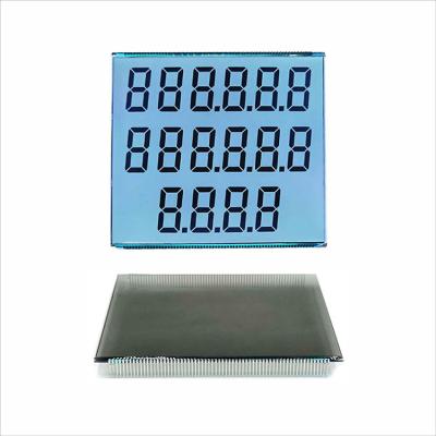China 146x132.5mm TN 16 Digit LCD Display for Fuel Dispensers 16 Digits Lcd Segment Displays for sale