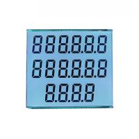 China 146x132.5mm TN 16 Digit LCD Display for Fuel Dispensers 16 Digits Lcd Segment Displays for sale