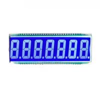 China Fuel TN LCD Display Segment Monochrome 7-Digit LCD Screen for Fuel Dispenser Pump for sale