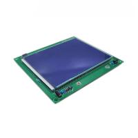 China High-quality16 Digit 7segment Fuel Dispenser 664 Lcd Display Module Blue for sale