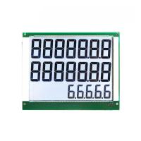 China Custom Designed 664 Type Fuel Dispenser 7 Segment LCD Display 154Pin Serial Module TN Type Display for sale