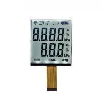 China Custom Lcd Display COG Grey 7 Segment 7 Digits Lcd Display Screen for Barometer for sale