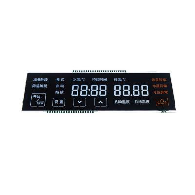 China High Quality Customized Negative Display Temperature Lcd Display VA Segment Display for sale