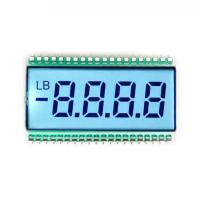 China TN 4-Digit  7-Segment LCD Digital Tube Clock Display Segment Code LCD Screen for sale