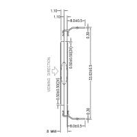 China Character LCD Display Module Reflective 7-Segment TN - Twisted Nematic 50.80mm x 30.48mm x 2.80mm for sale