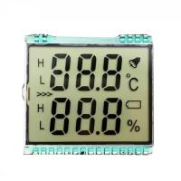 China Custom Transparent 7 Segment Monochrome LCD Display Module for Hygrothermograph Monitor for sale